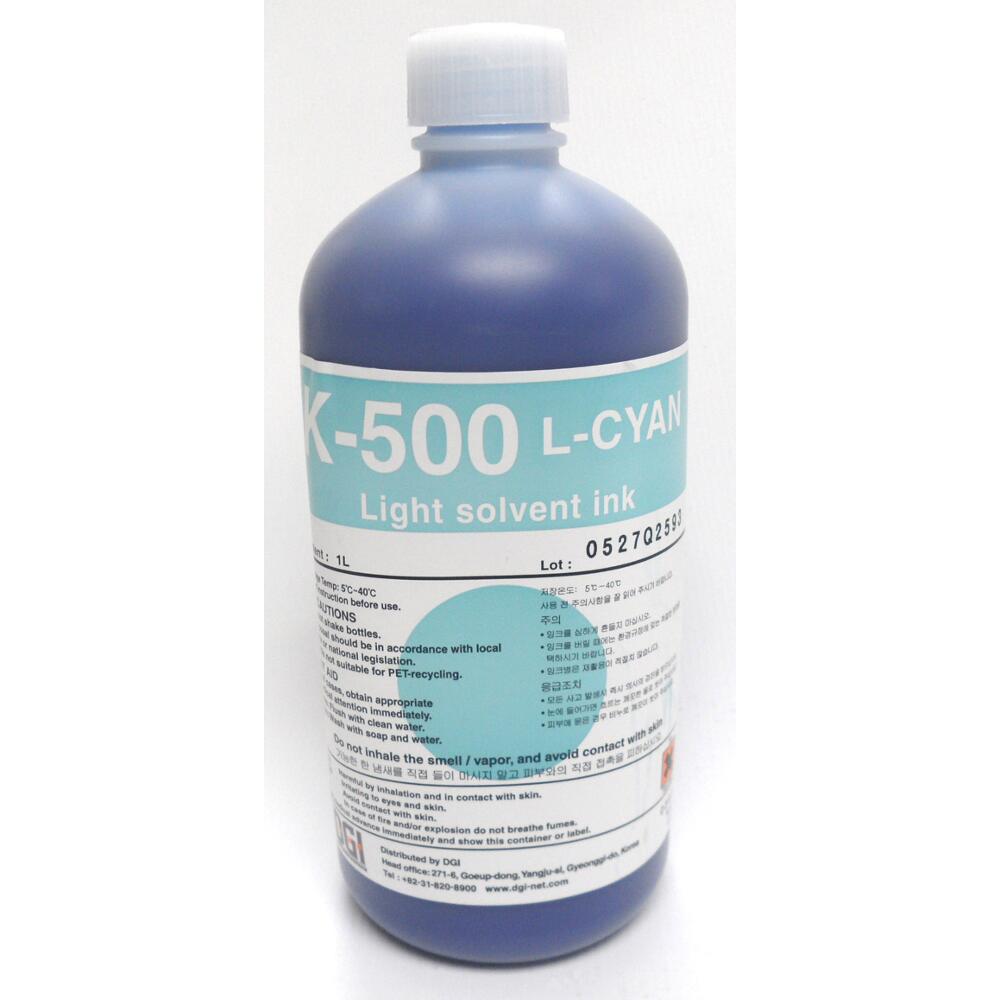 Tintas: K-500 L-Cyan